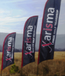 Custom Printed Bow Flags - HI-TEX Flags & Advertising Specialties